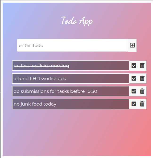 TO DO LIST | Devpost