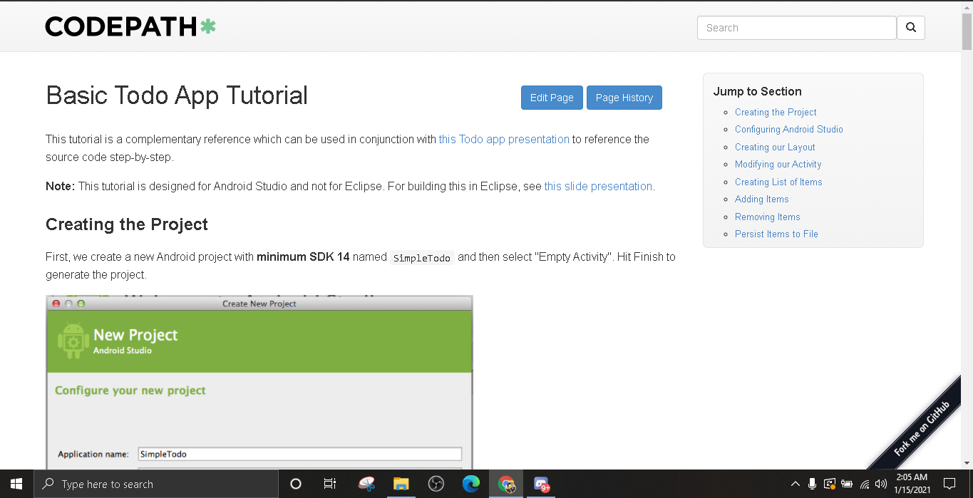 Folowing tutorials to make something new | Devpost