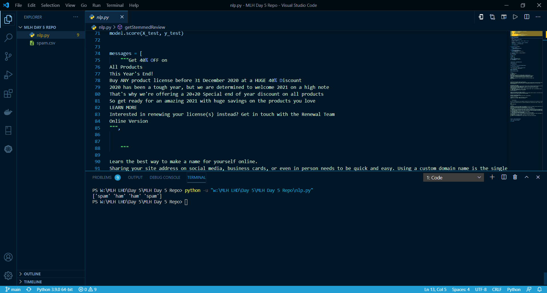 Natural Language Processing Model Python Devpost 2572