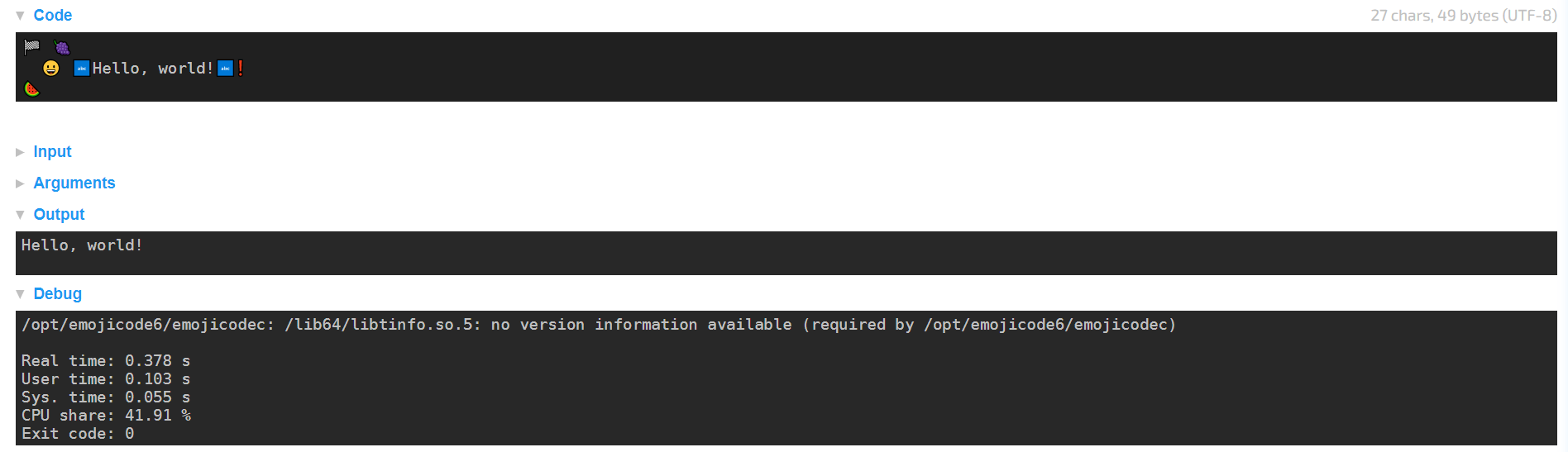 EmojiCode Hello World | Devpost