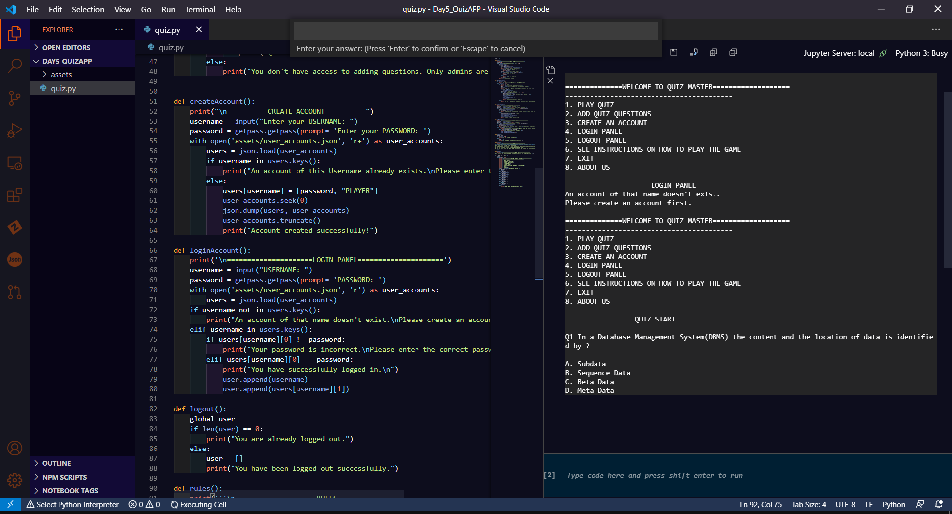 Quiz Application | Devpost