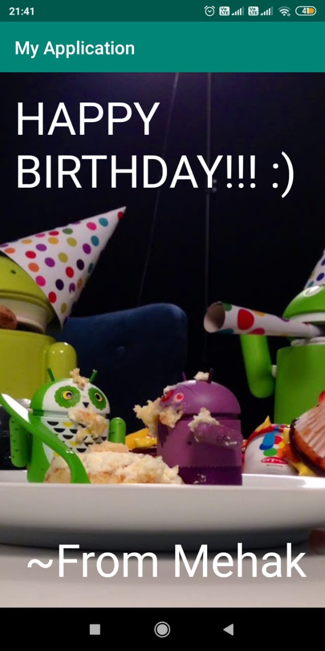 Happy Birthday App | Devpost