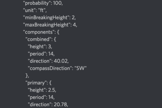 Surf Forecast Discord bot | Devpost
