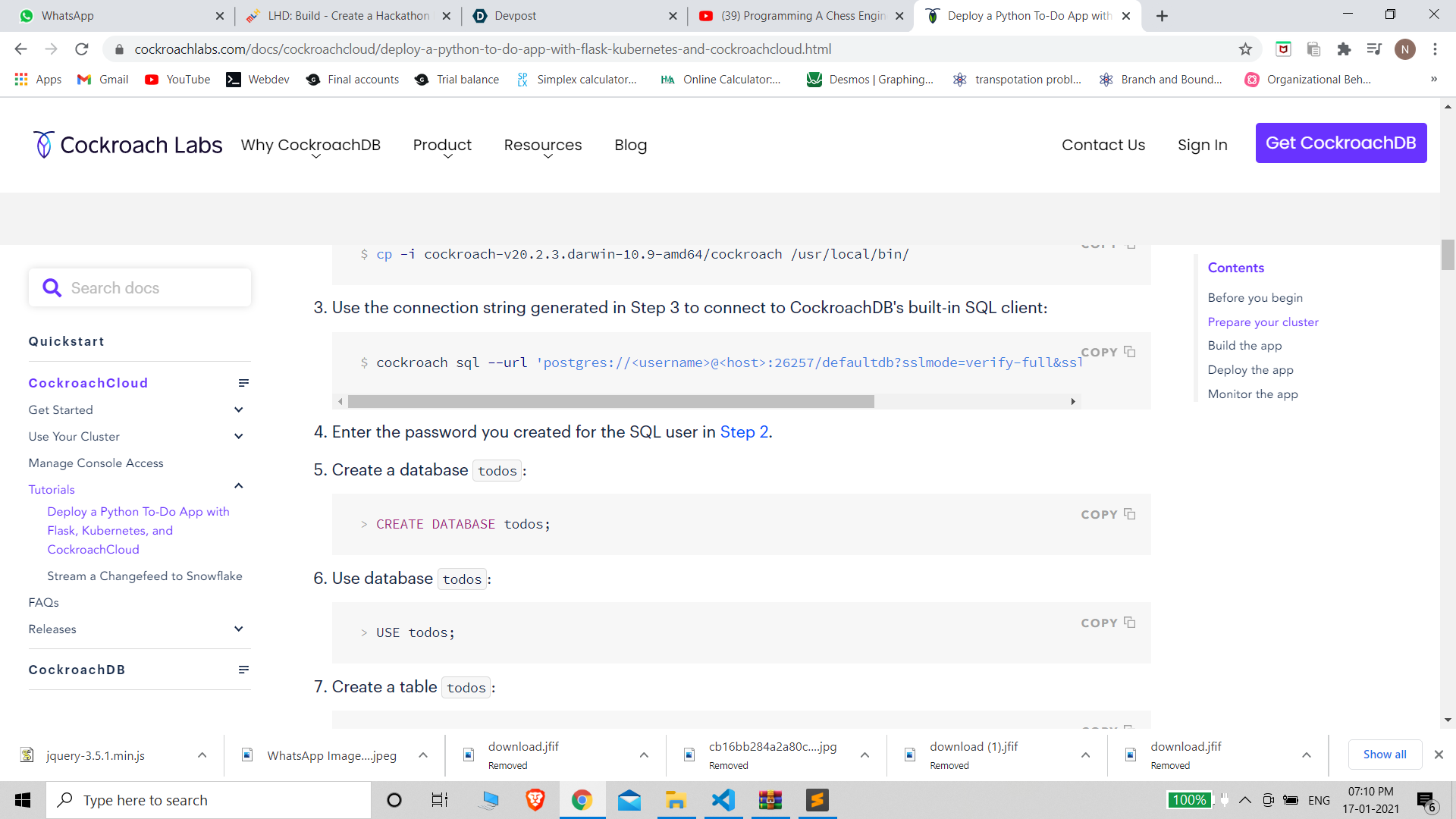 Cockroach Db Devpost