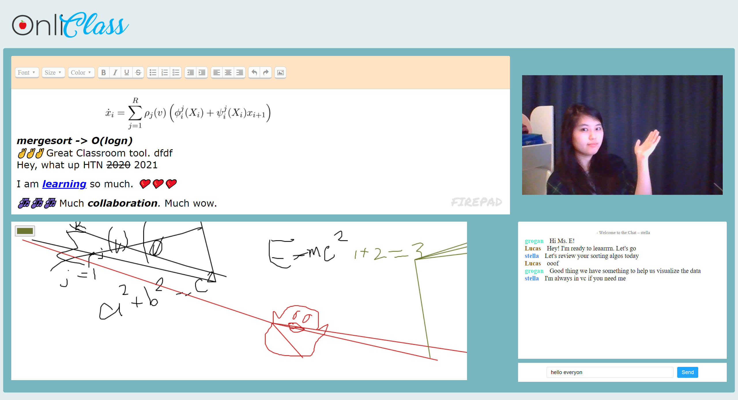 OnliClass [Online Classroom] | Devpost