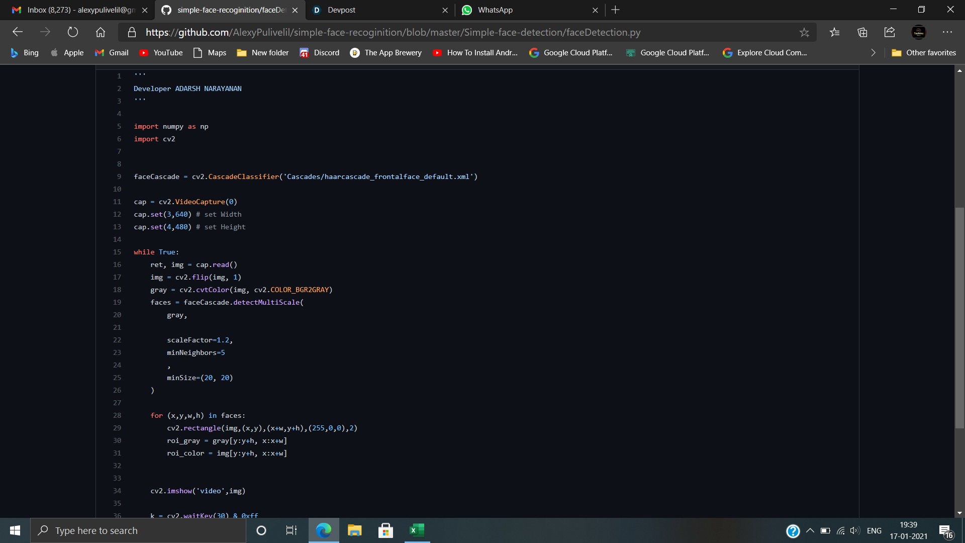 simple-face-recognition | Devpost