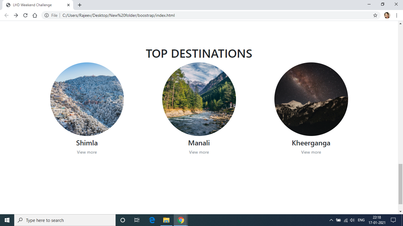 Try using Bootstrap | Devpost