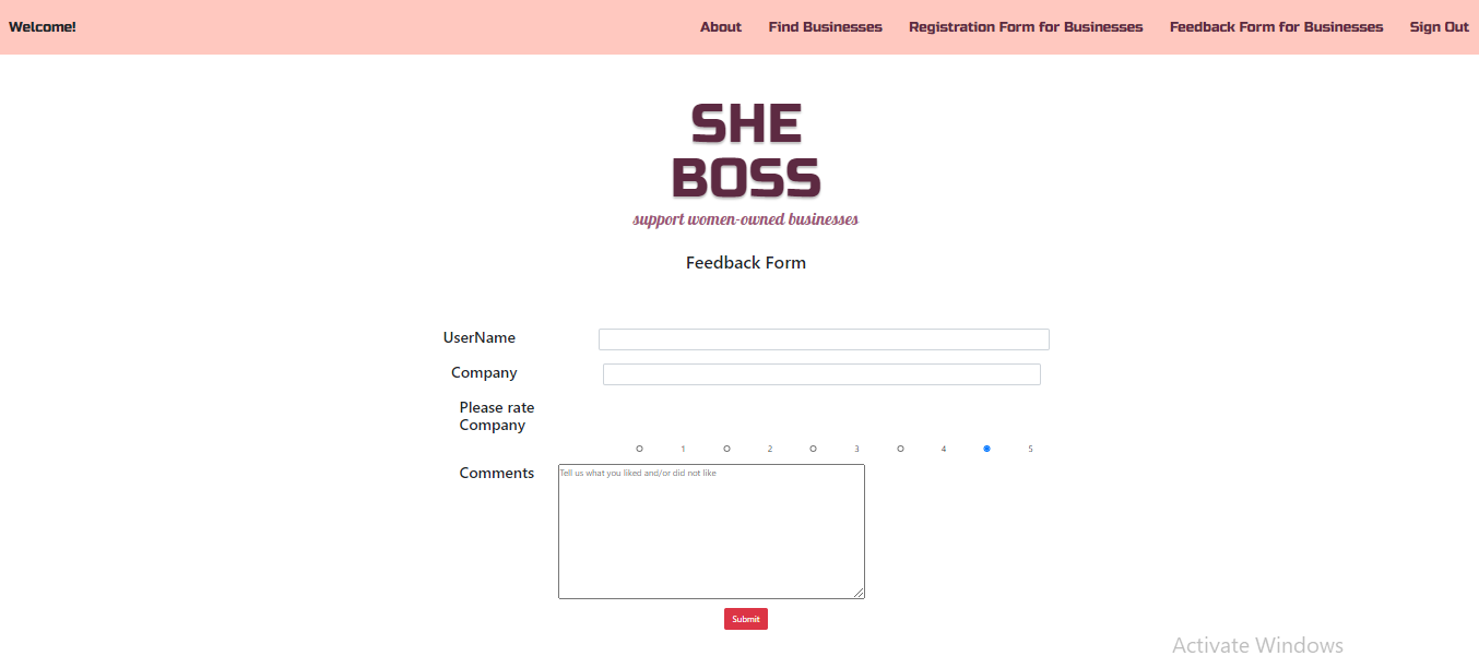 SHE-BOSS | Devpost