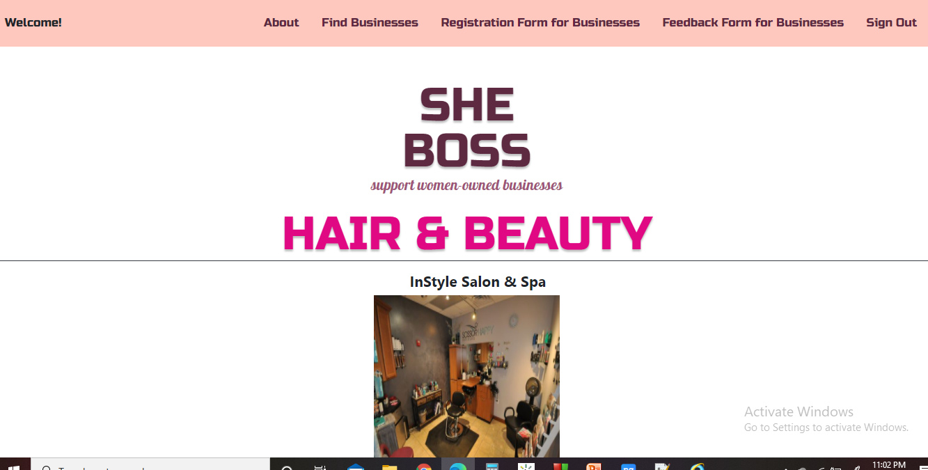 SHE-BOSS | Devpost