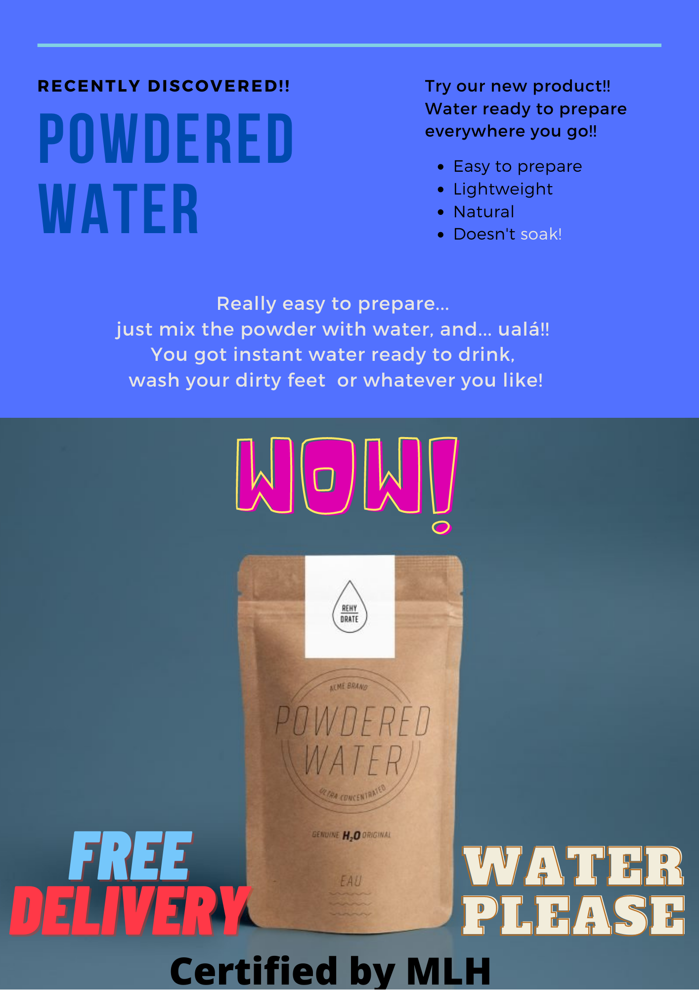 Powdered Water | Devpost