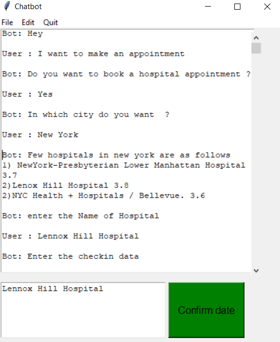 Hospital Chatbot | Devpost