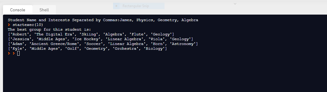Genetic Algorithm For Grouping Students of Similar Interests | Devpost