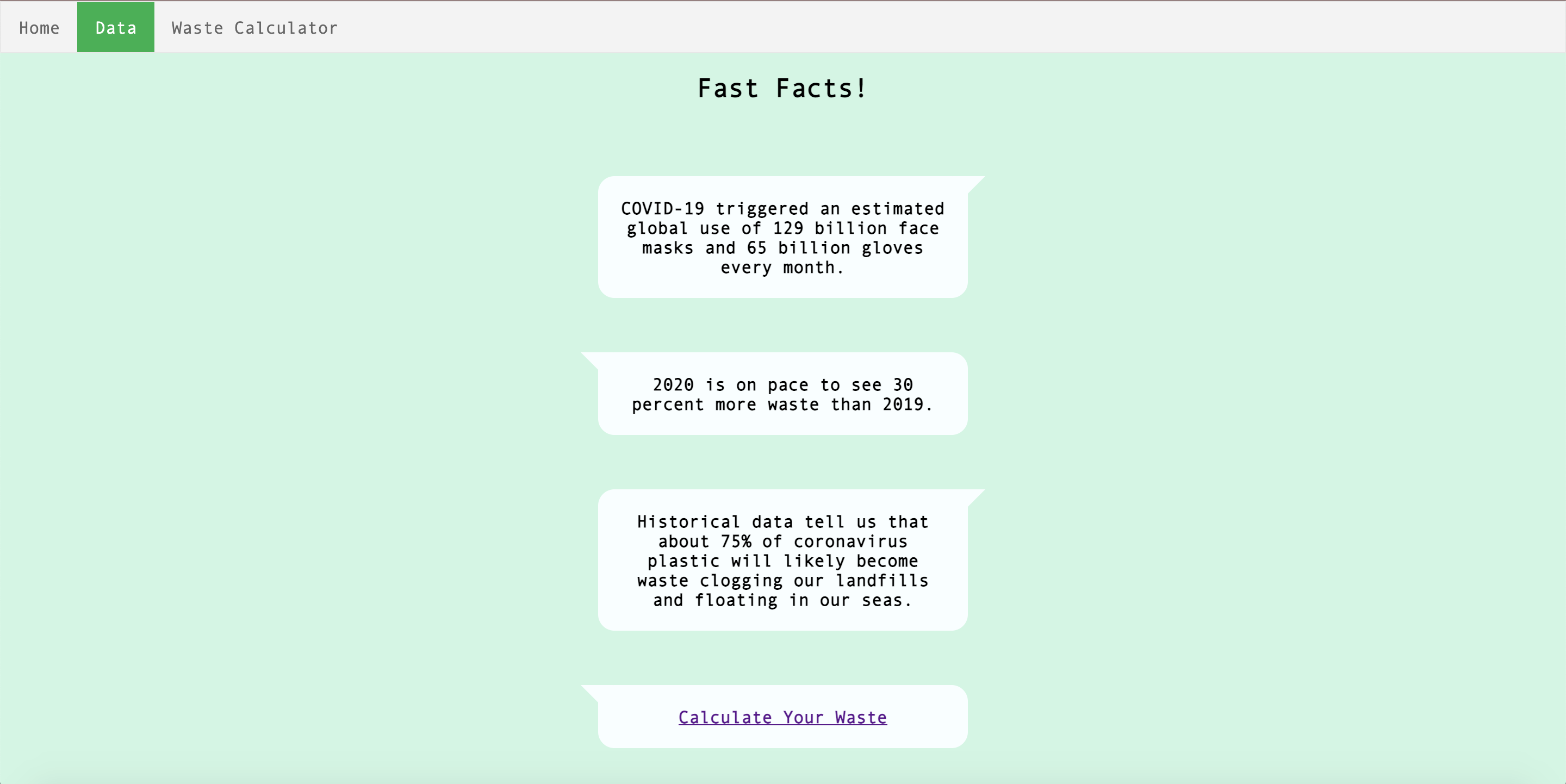 Covid-19 Carbon Calculator | Devpost