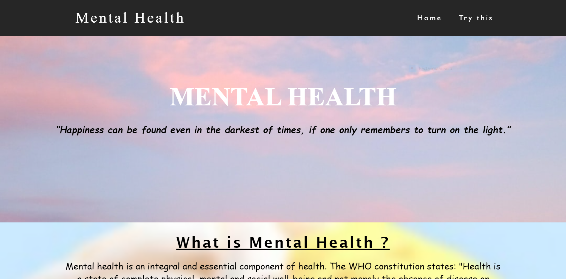 Mental Health | Devpost