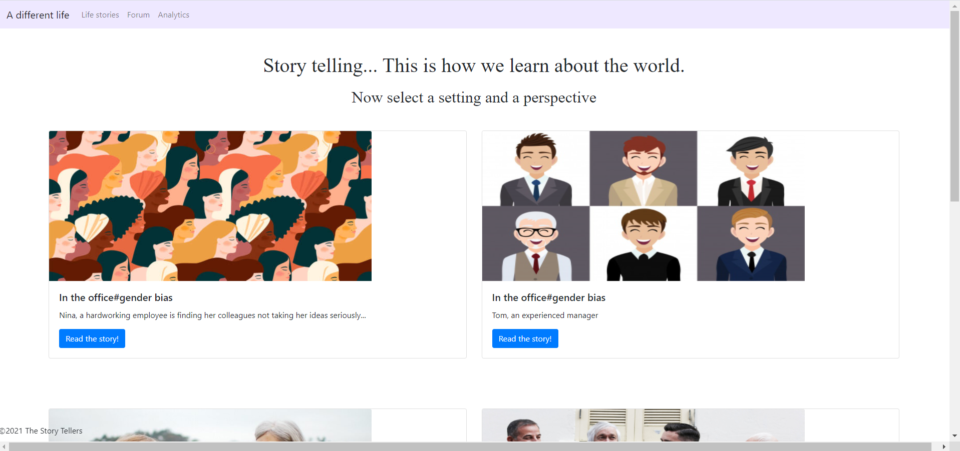 Story Tellers | Devpost