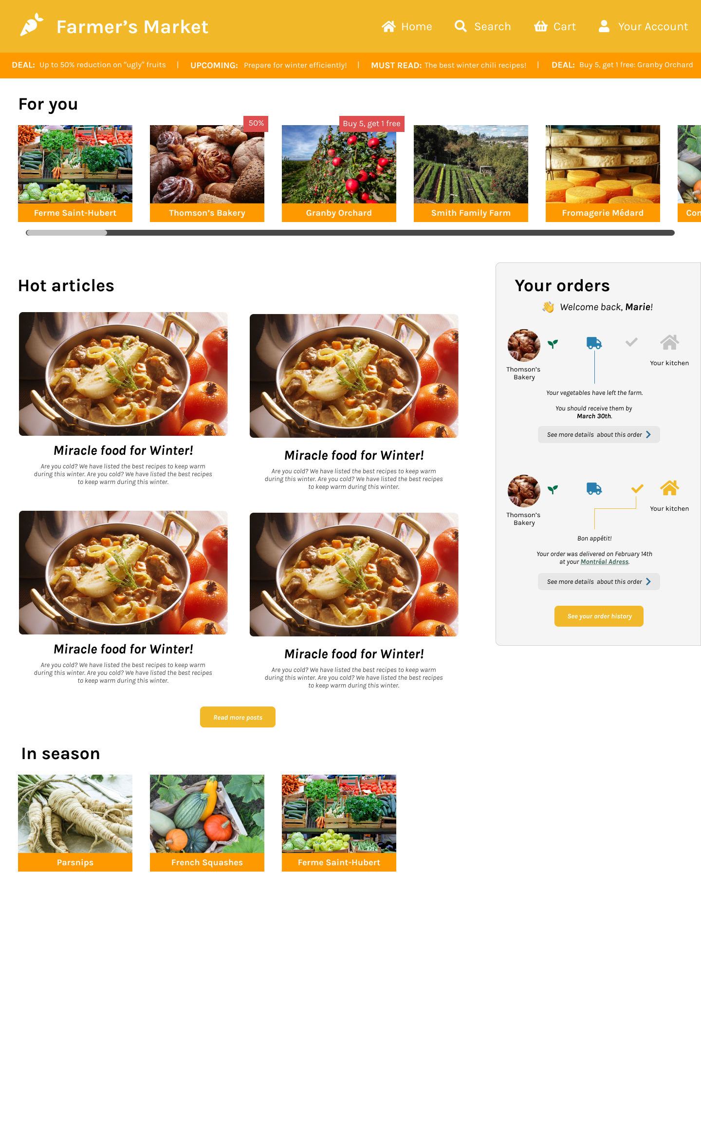 Farmer's Market | Devpost