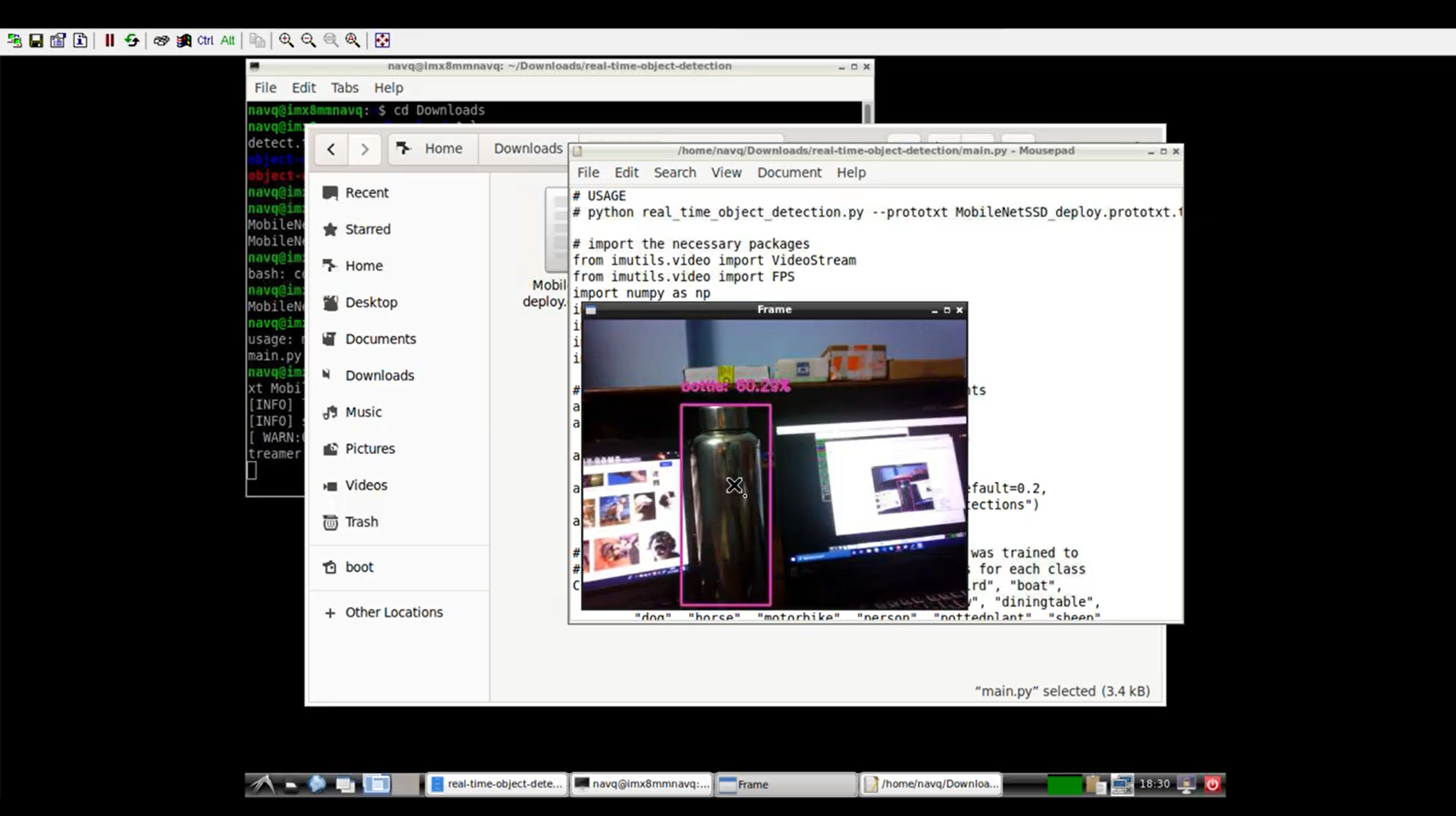 Opencv Object Detection Using Mobilenet Single Shot Detector Devpost 