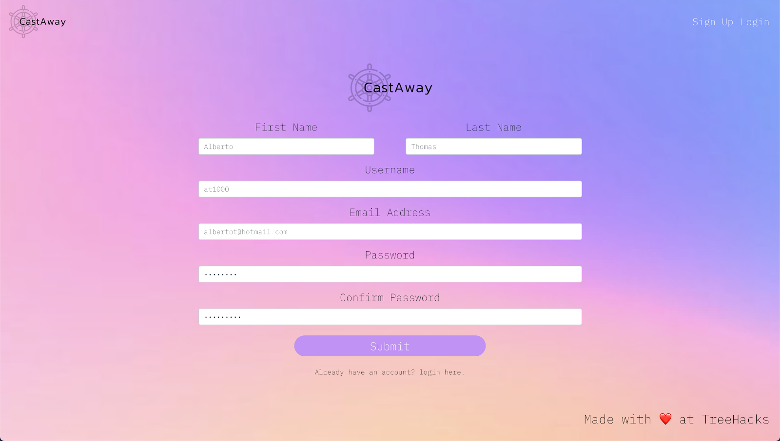 CastAway | Devpost
