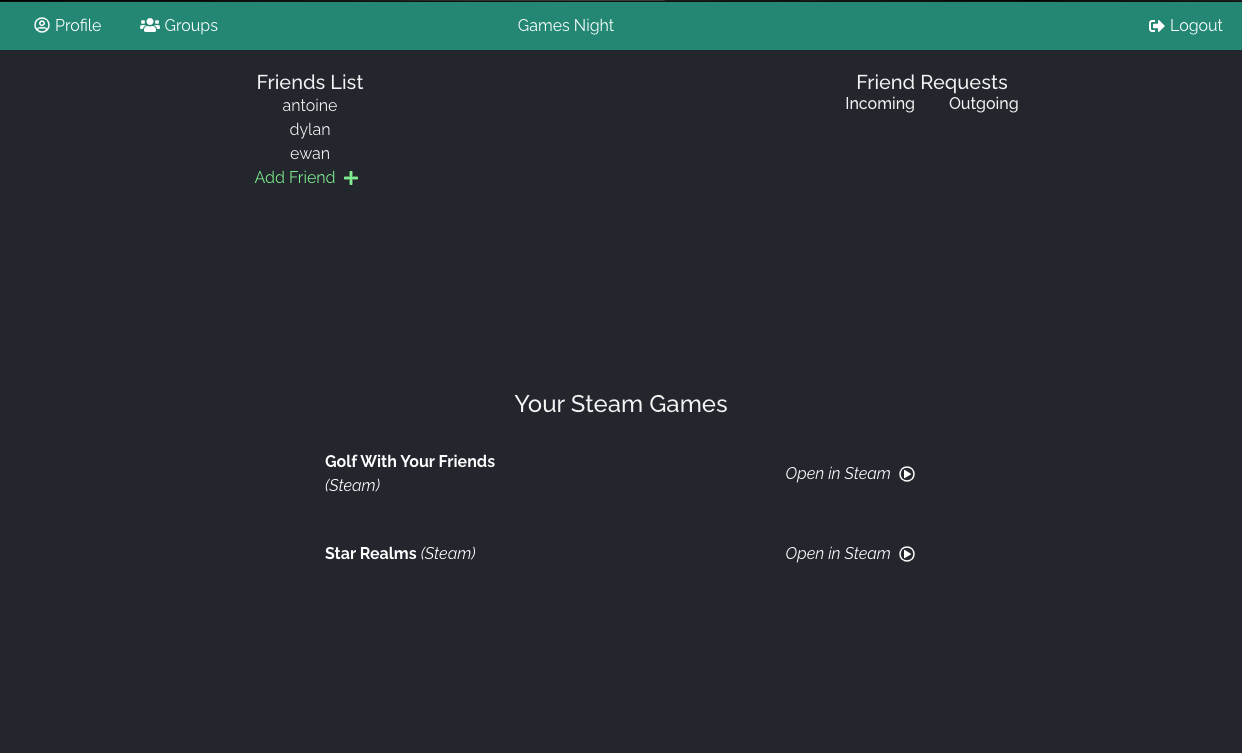 Games Night | Devpost