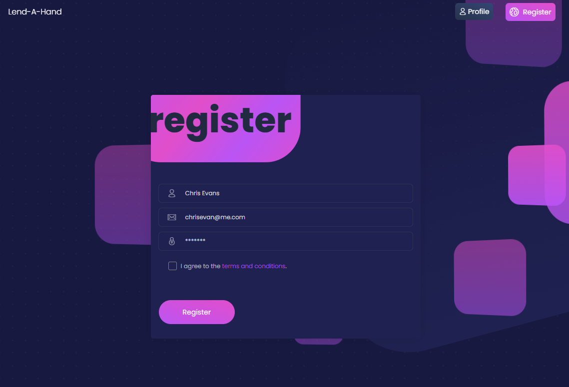 Lend-A-Hand | Devpost