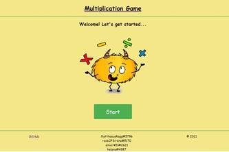 Multiplication Game | Devpost