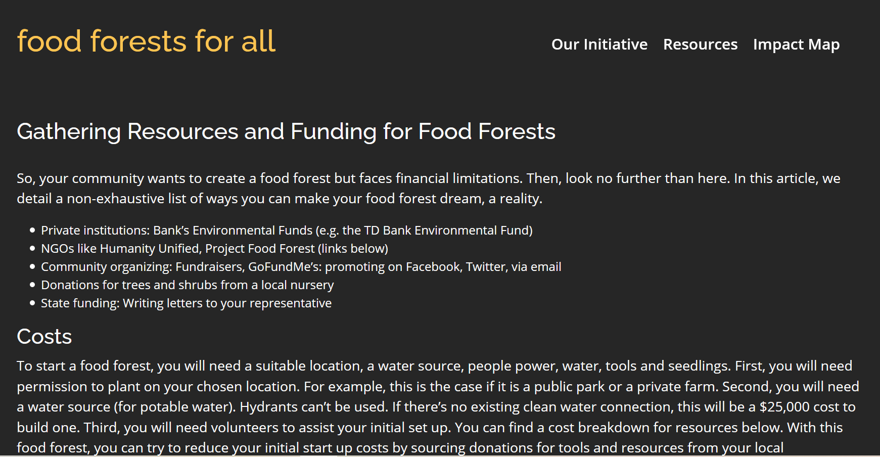 Food Forests For All | Devpost