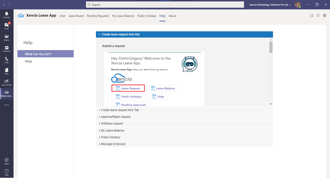 Xencia Leave App - Demo | Devpost