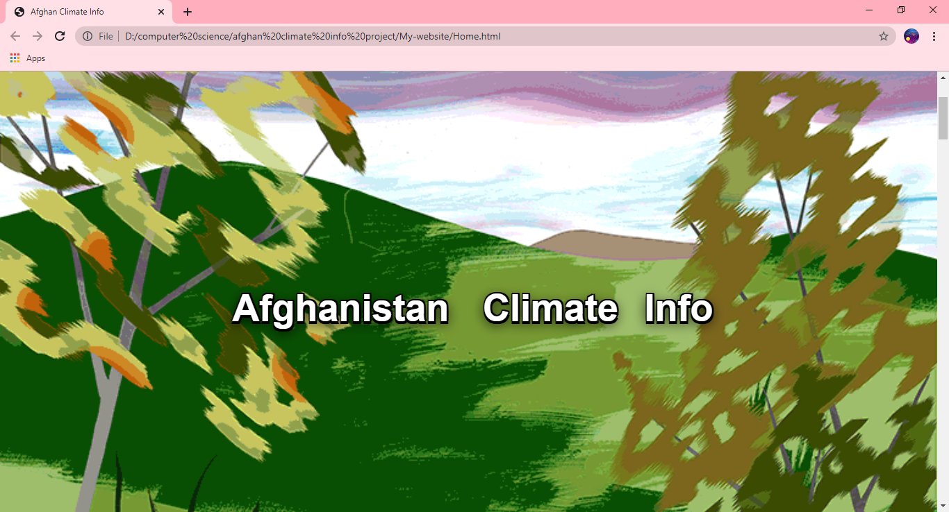Afghan Climate info | Devpost