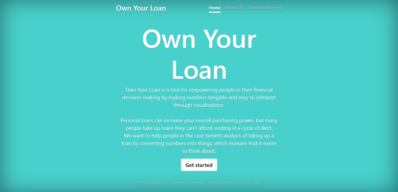 Own Your Loan | Devpost