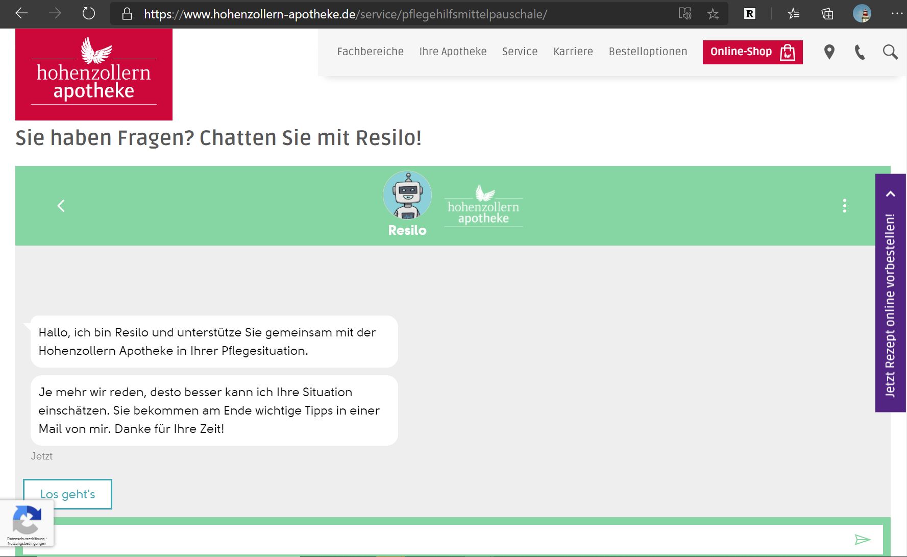 18H393T_Resilo - digitaler Pflege-Lotse | Devpost