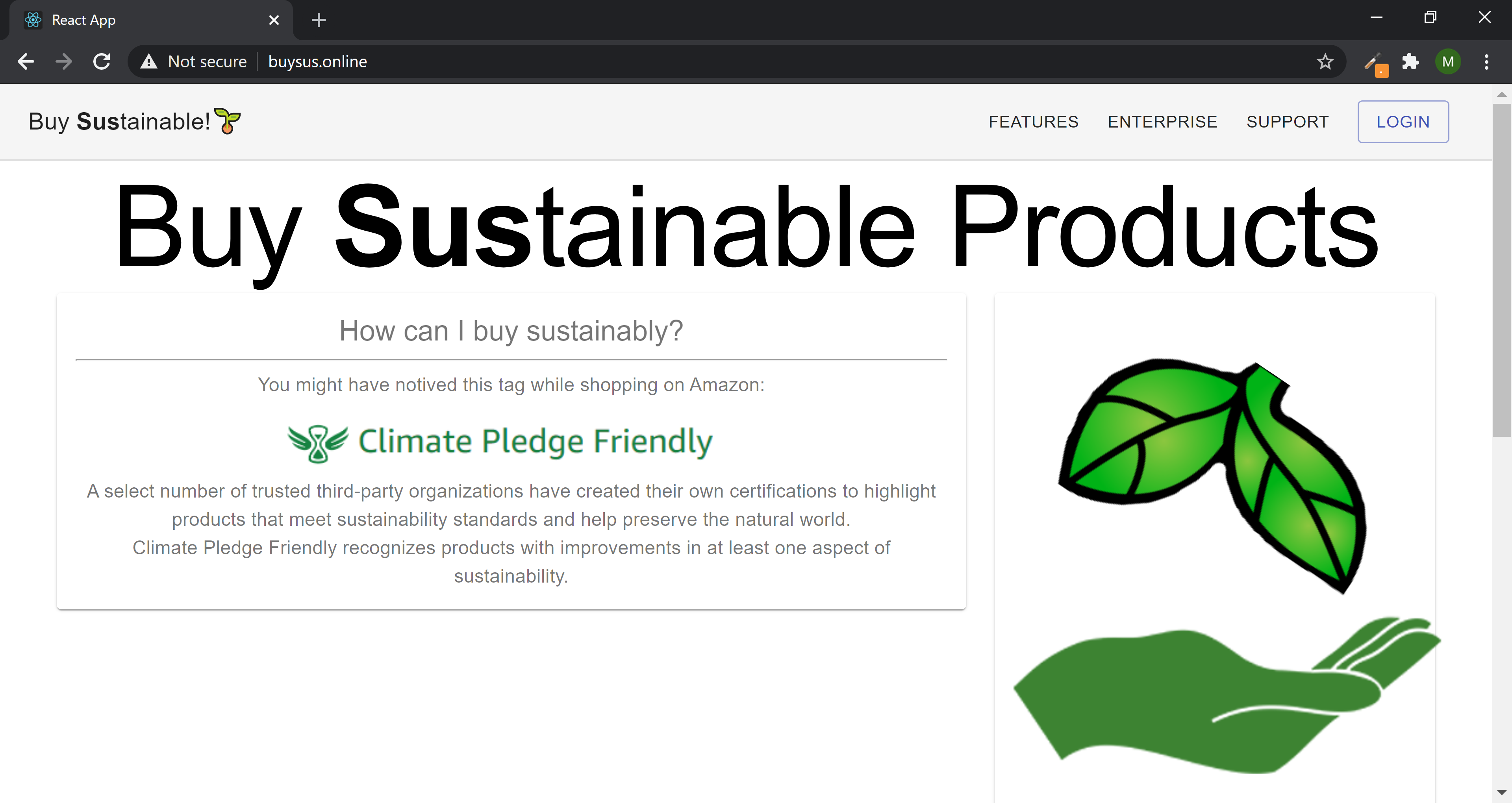 Buy Sustainable | Devpost