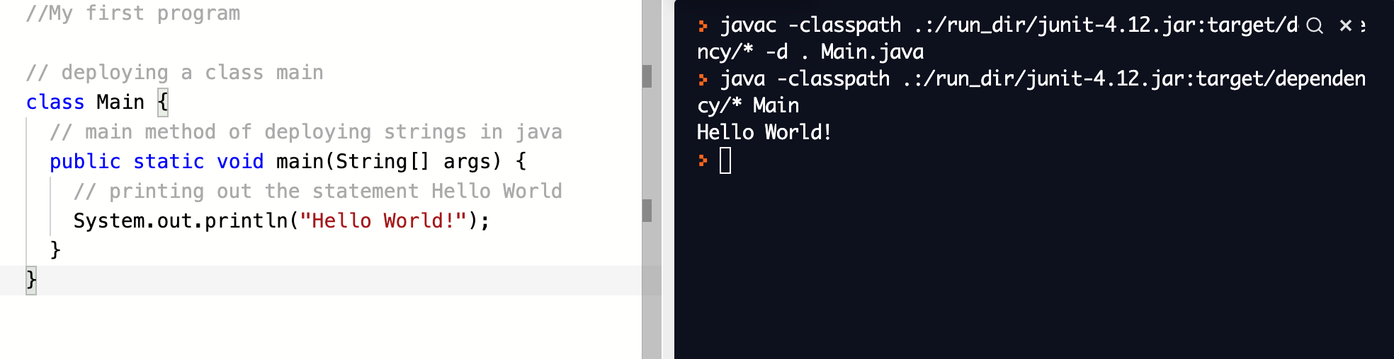 Hello, World in a New Language | Devpost