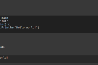 Hello world! in go | Devpost