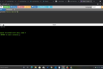 Hello, World in a New Language | Devpost
