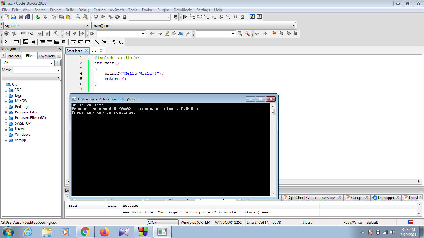 hello world in new language | Devpost