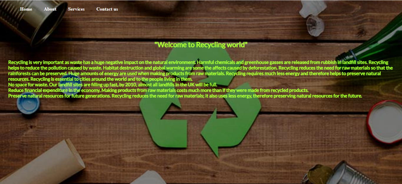 Recycling | Devpost