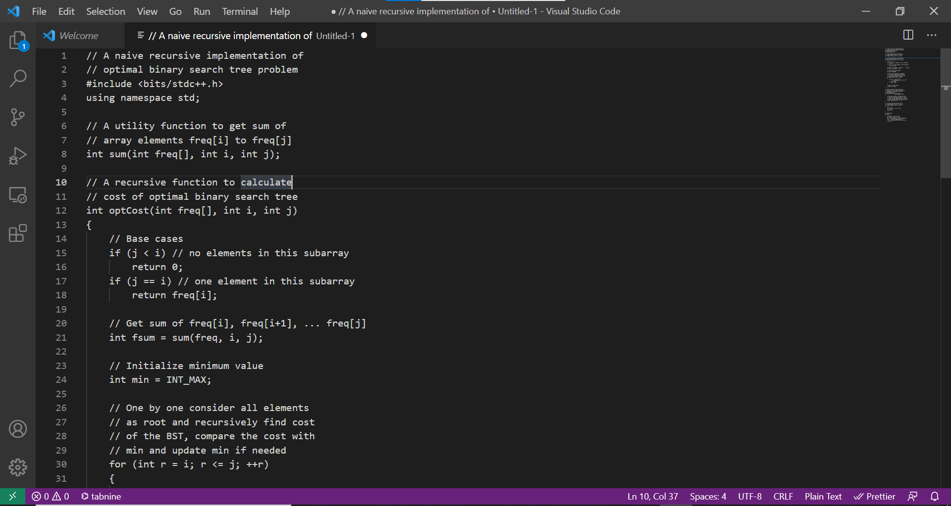 Tabnine project | Devpost