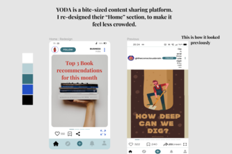 Redesign favorite Mobile app | Devpost