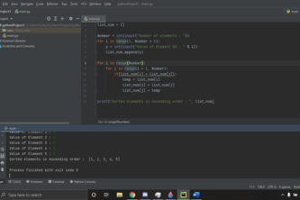 Create a sort list program | Devpost