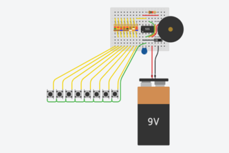 Tiny Piano using breadboard | Devpost