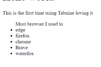 Install Tabnine and Written Some code with Help of it | Devpost