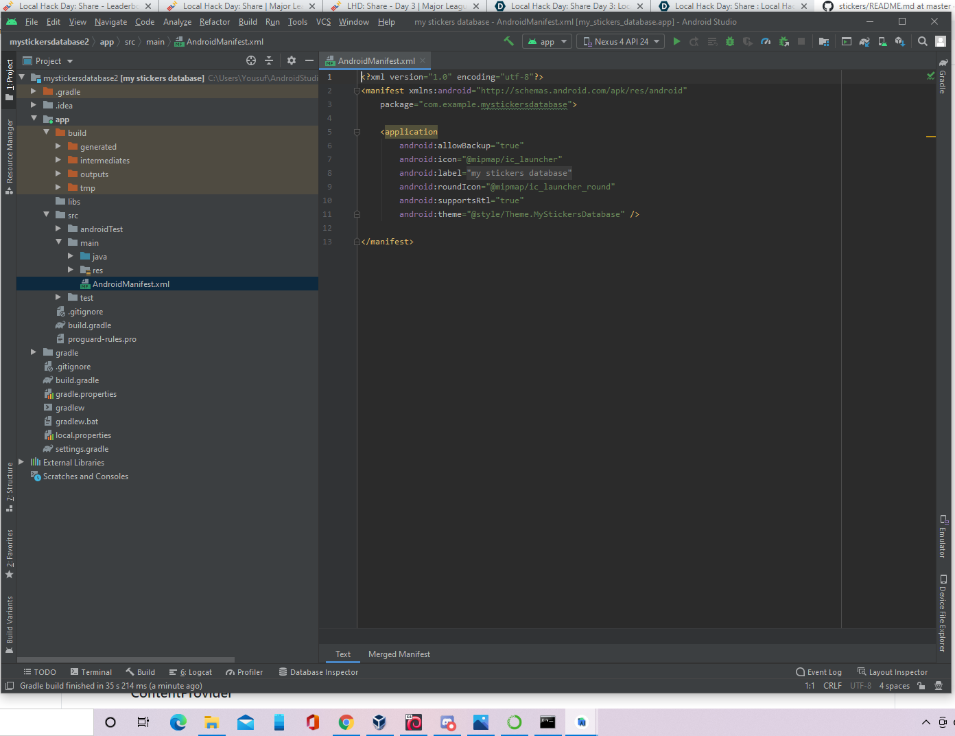 Sticker Database | Devpost