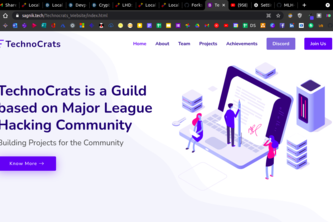 TechnoCrats Guild Website | Devpost