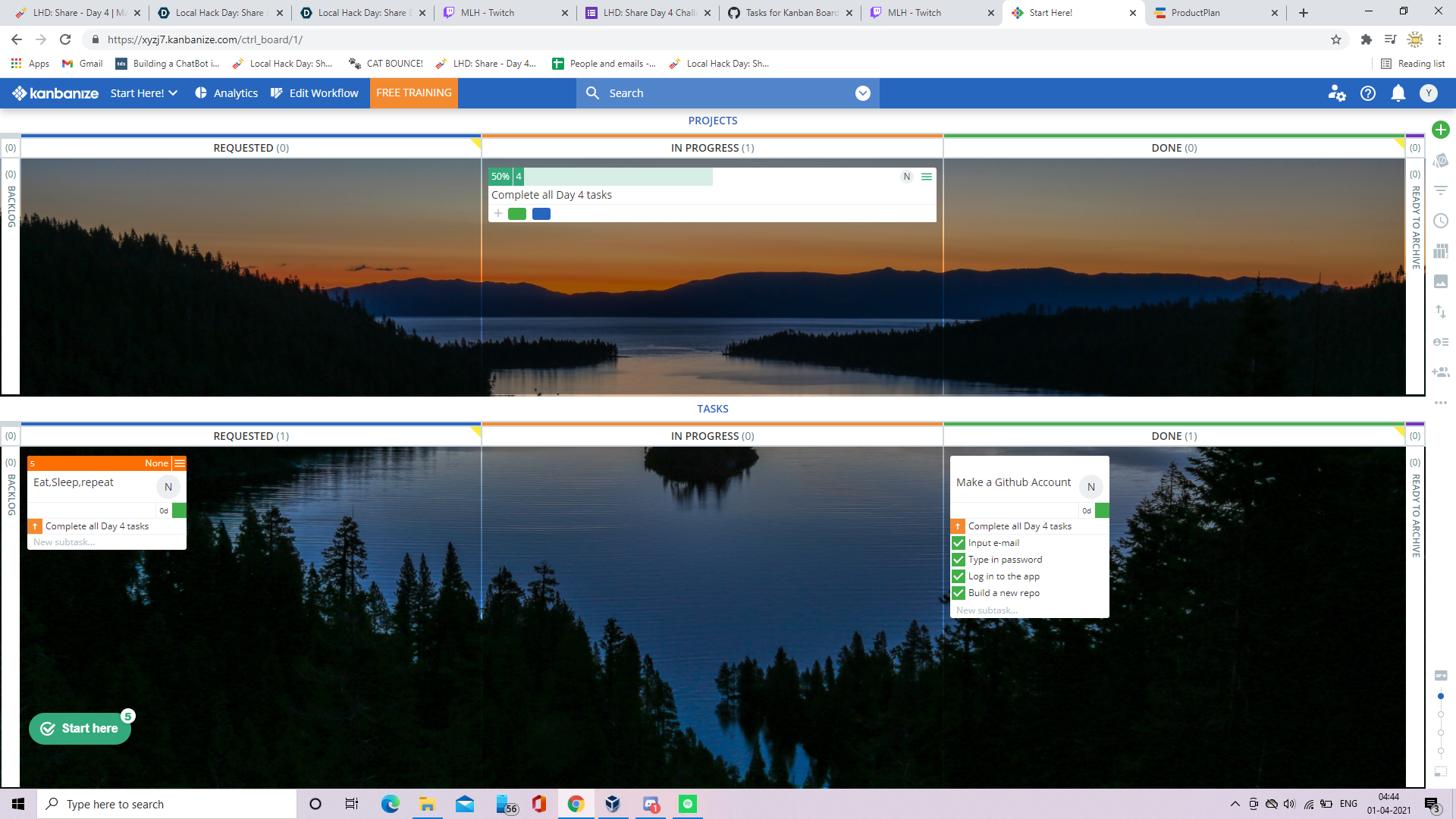 Create a Kanban Board | Devpost