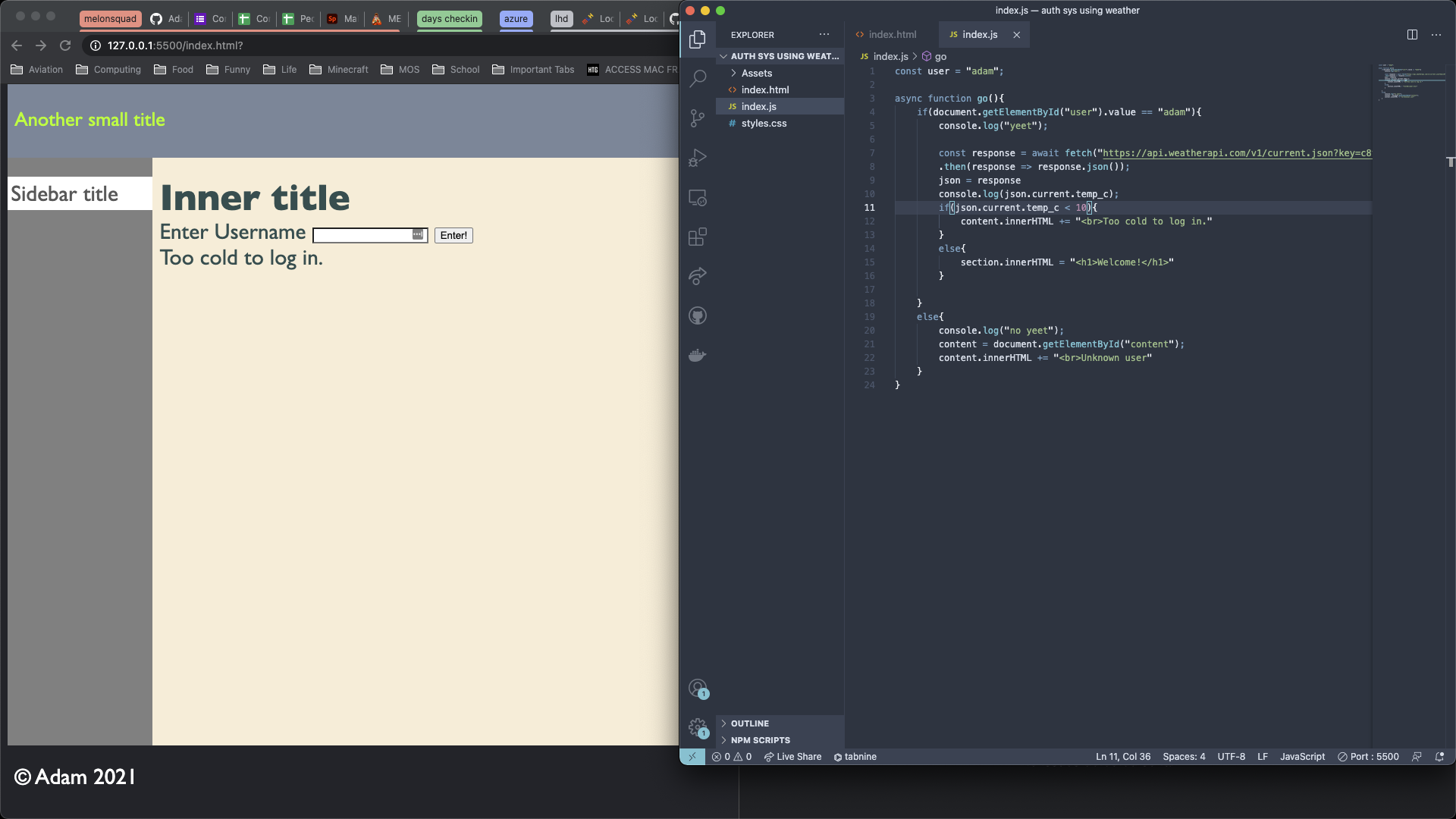 Create an Authorization System | Devpost