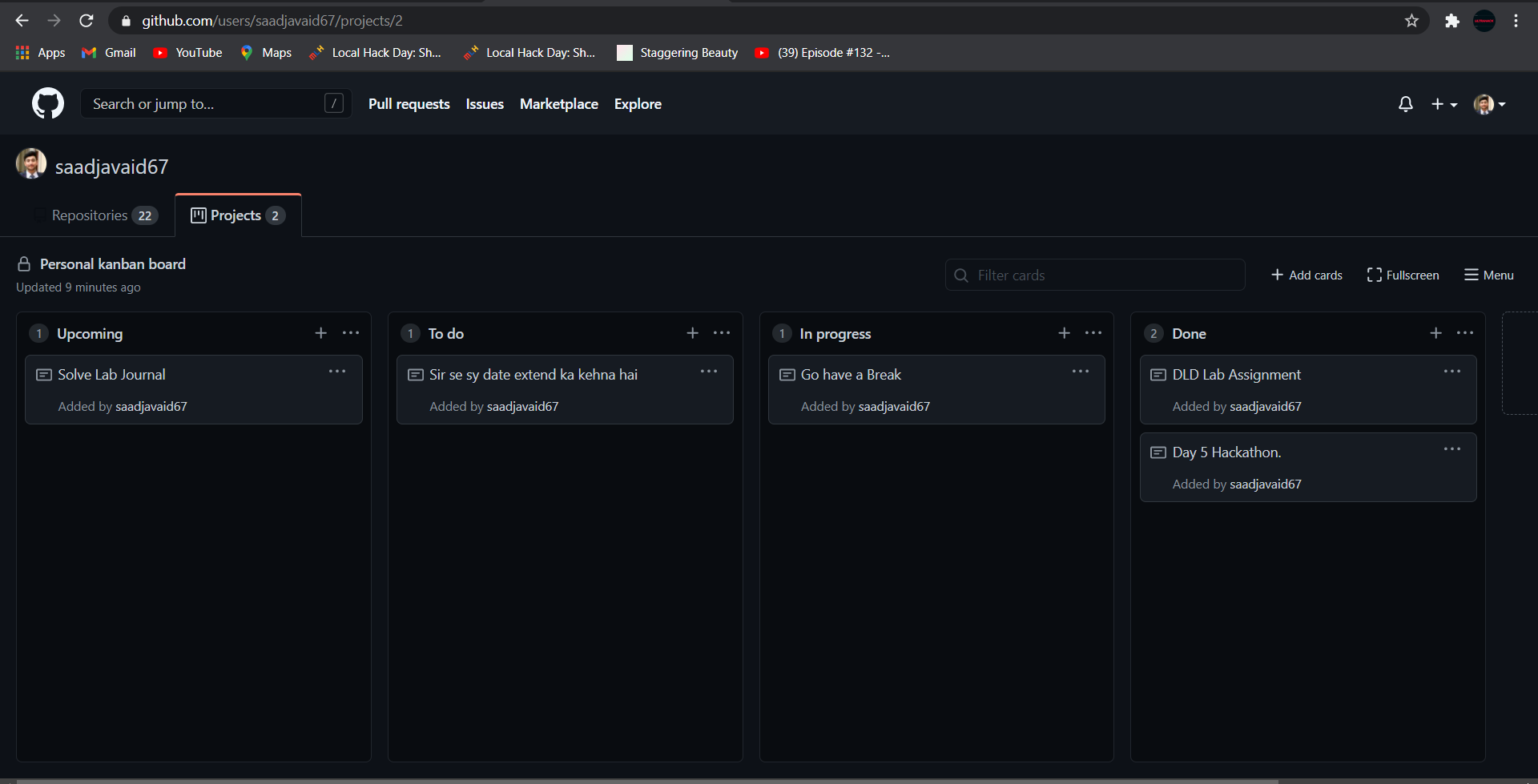 Kanban Board | Devpost