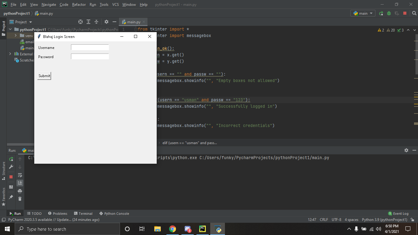 Create a Authorization program | Devpost