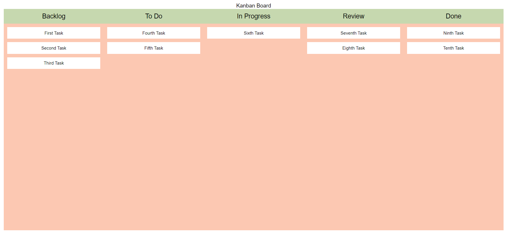 KanBan board | Devpost