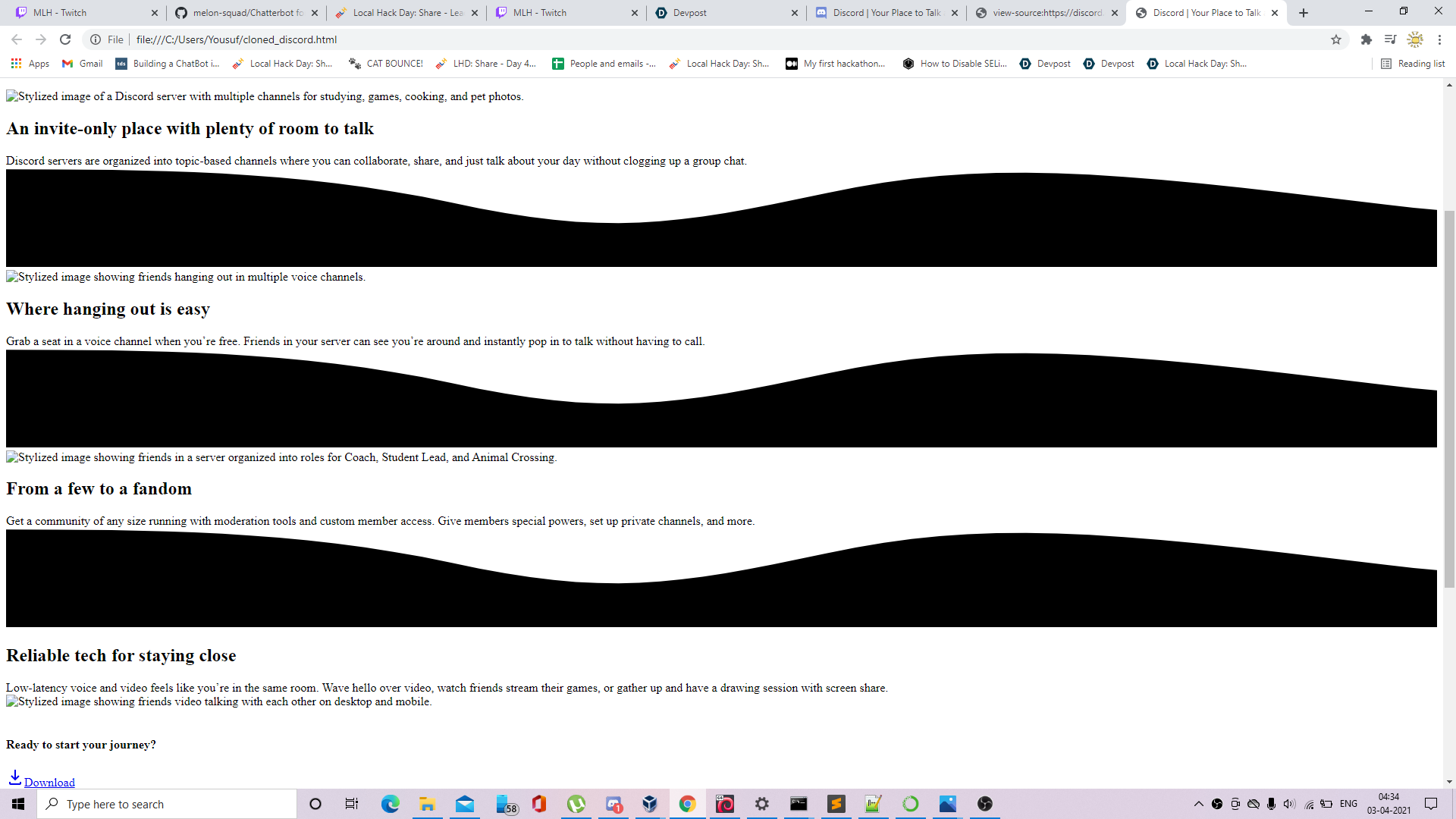 Create a Social Media Clone | Devpost