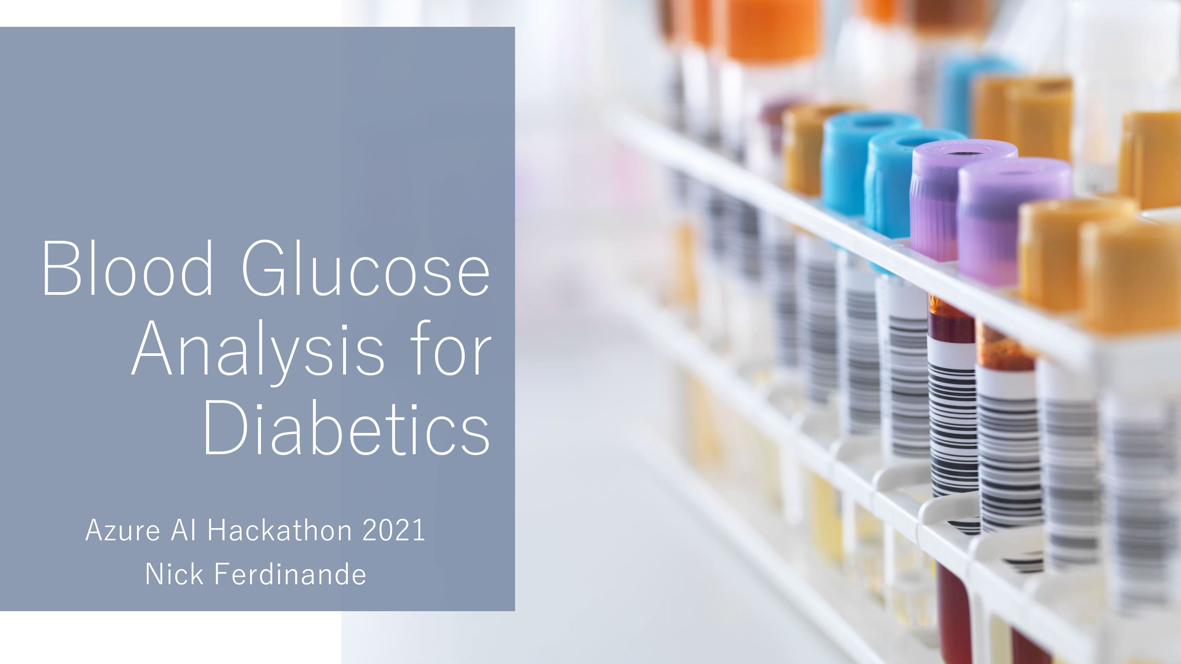 Blood Glucose Analysis | Devpost